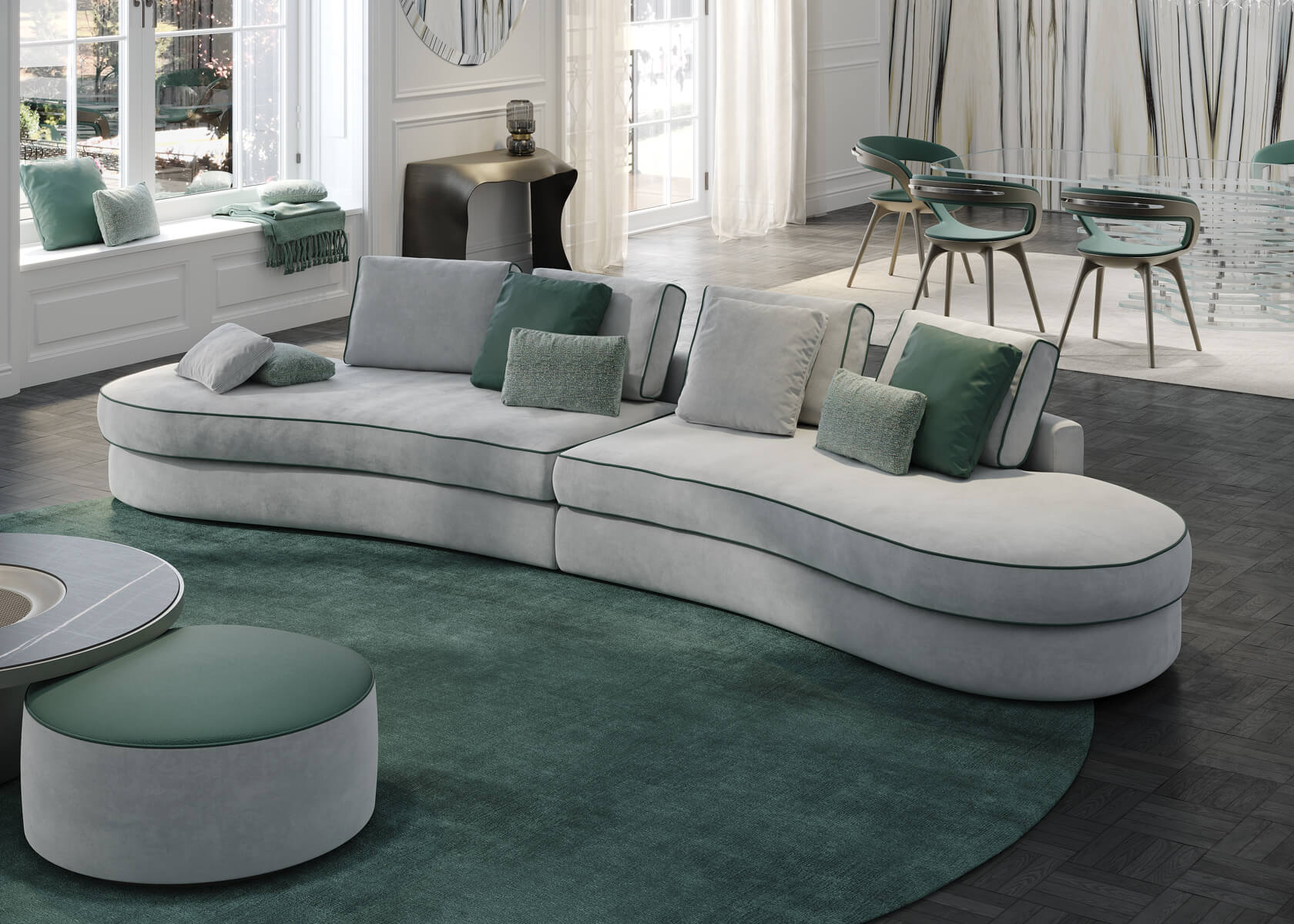 Adone Sectional by Reflex | Cassoni