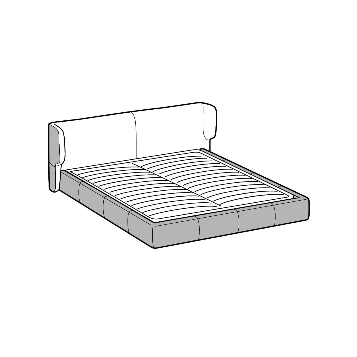 Elegant Claire Bed - Italian Designer & Luxury Furniture at Cassoni