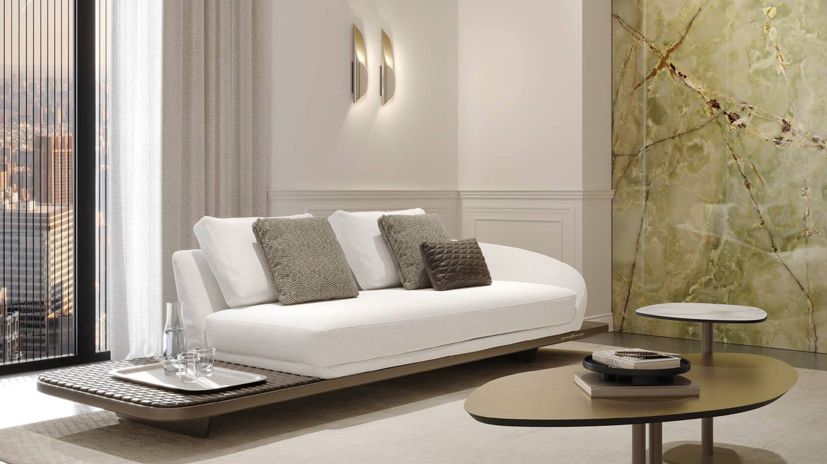 Designer Segno Sofa Lounge - Italian Designer & Luxury Furniture at Cassoni