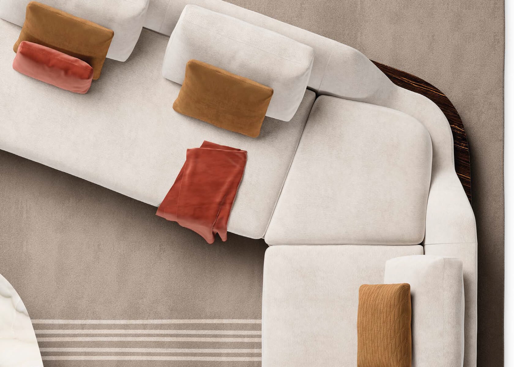 Designer Segno Sofa Lounge - Italian Designer & Luxury Furniture at Cassoni