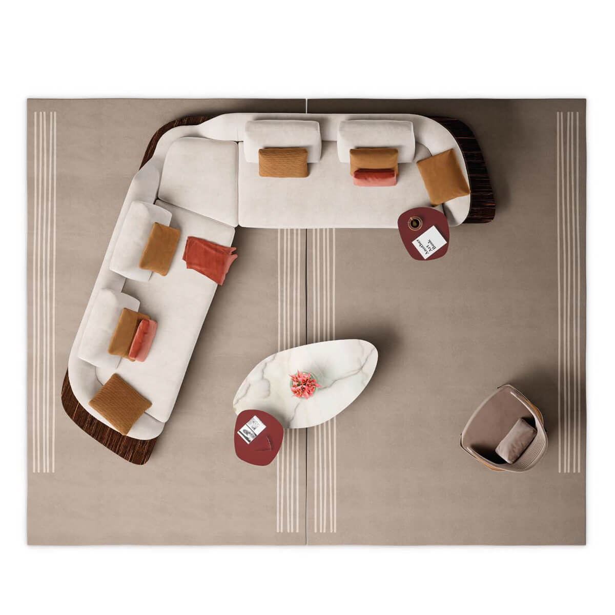 Designer Segno Sofa Lounge - Italian Designer & Luxury Furniture at Cassoni