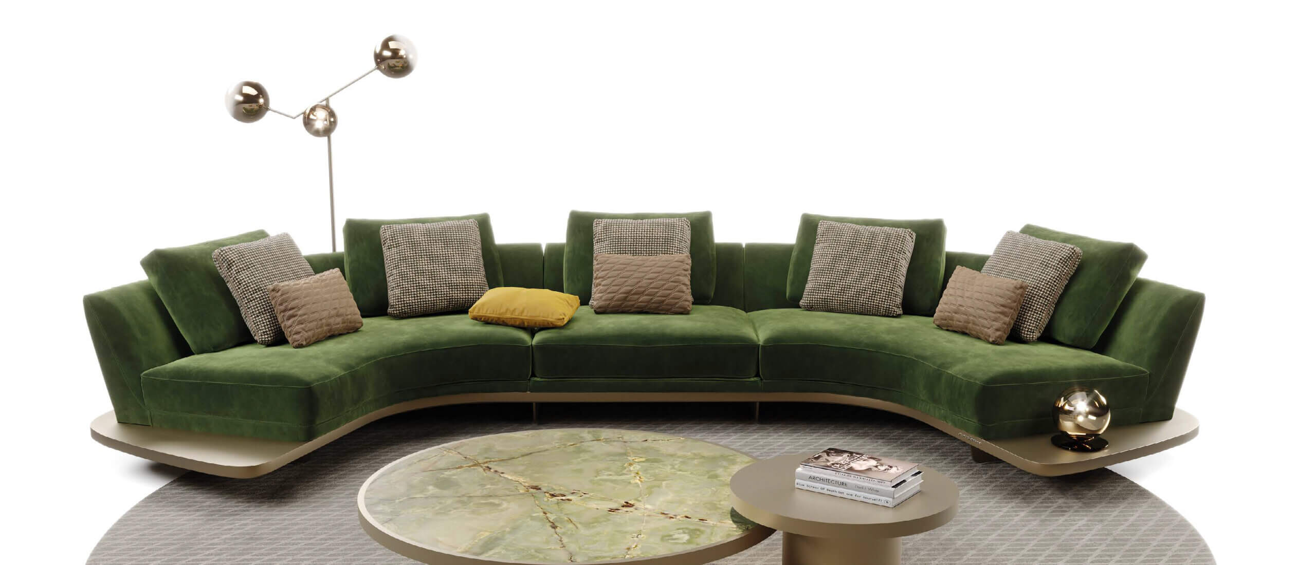 Designer Segno Sofa Lounge - Italian Designer & Luxury Furniture at Cassoni