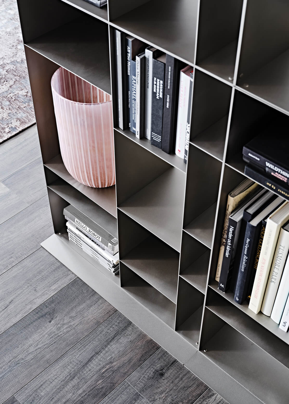 Elegant Contemporary Designer Latitude Bookcase - Italian Designer ...