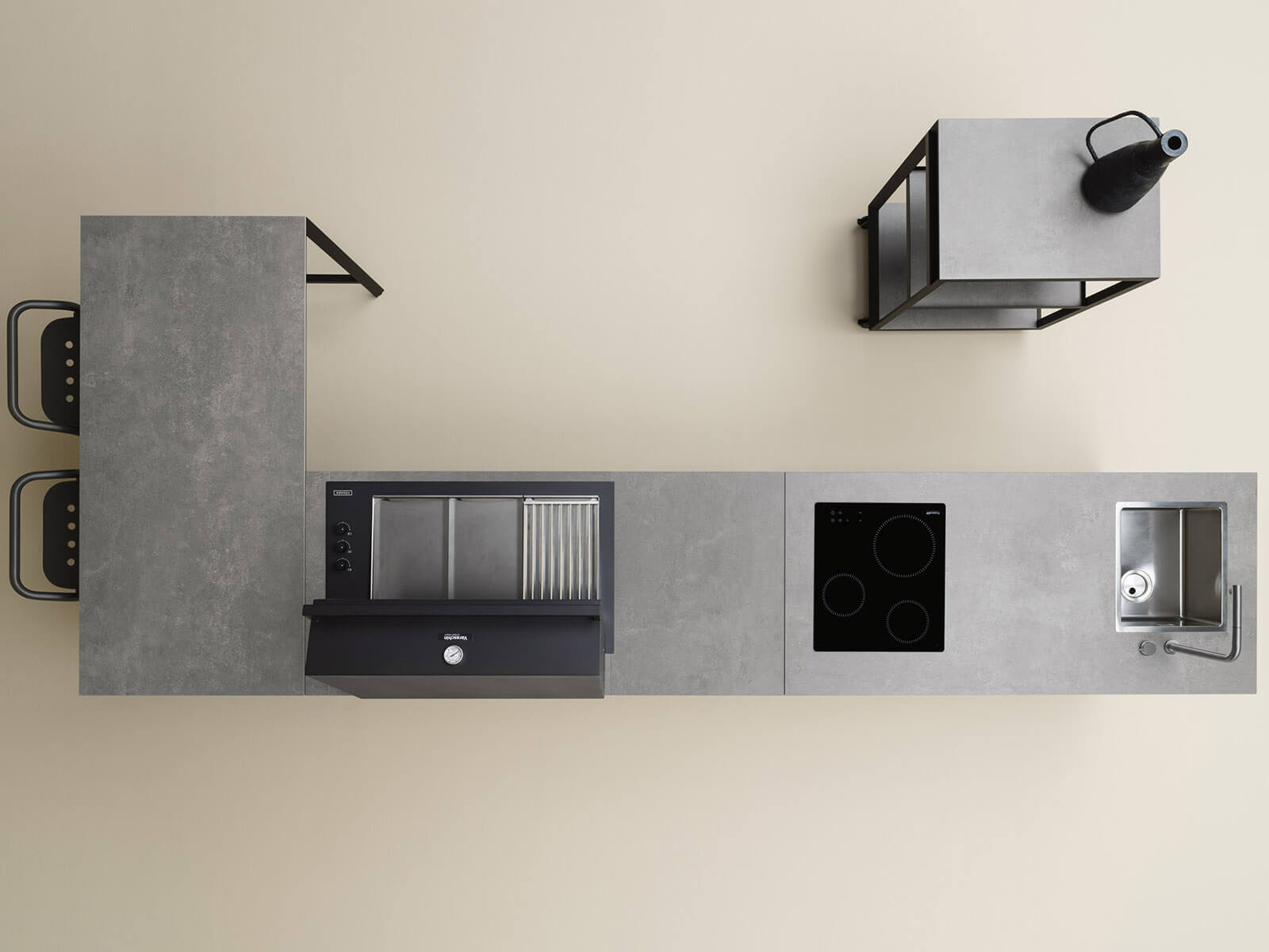 Outdoor Cooking Table by Varaschin | Cassoni