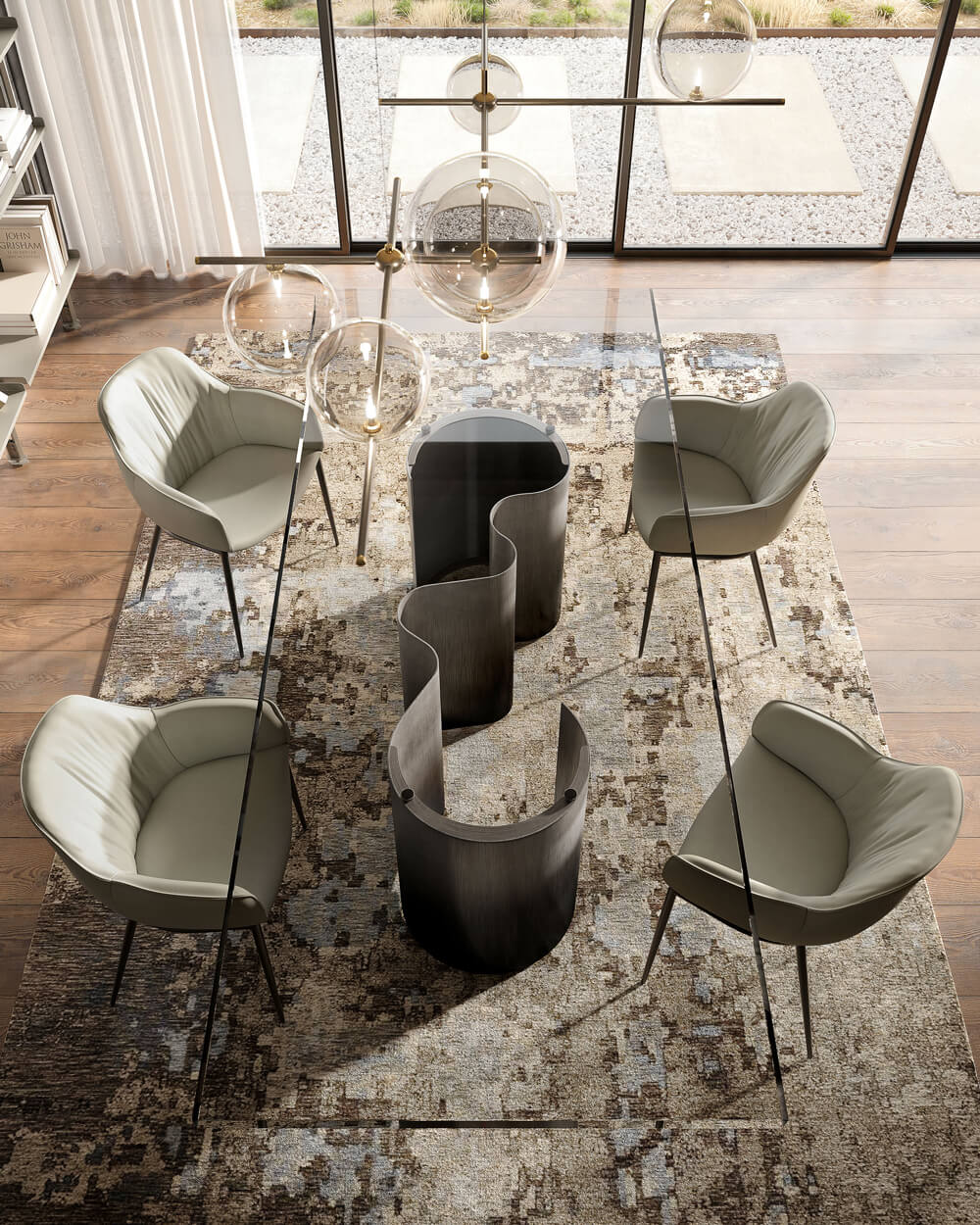 Innovative Papel Glass Table - Italian Designer & Luxury Furniture at ...