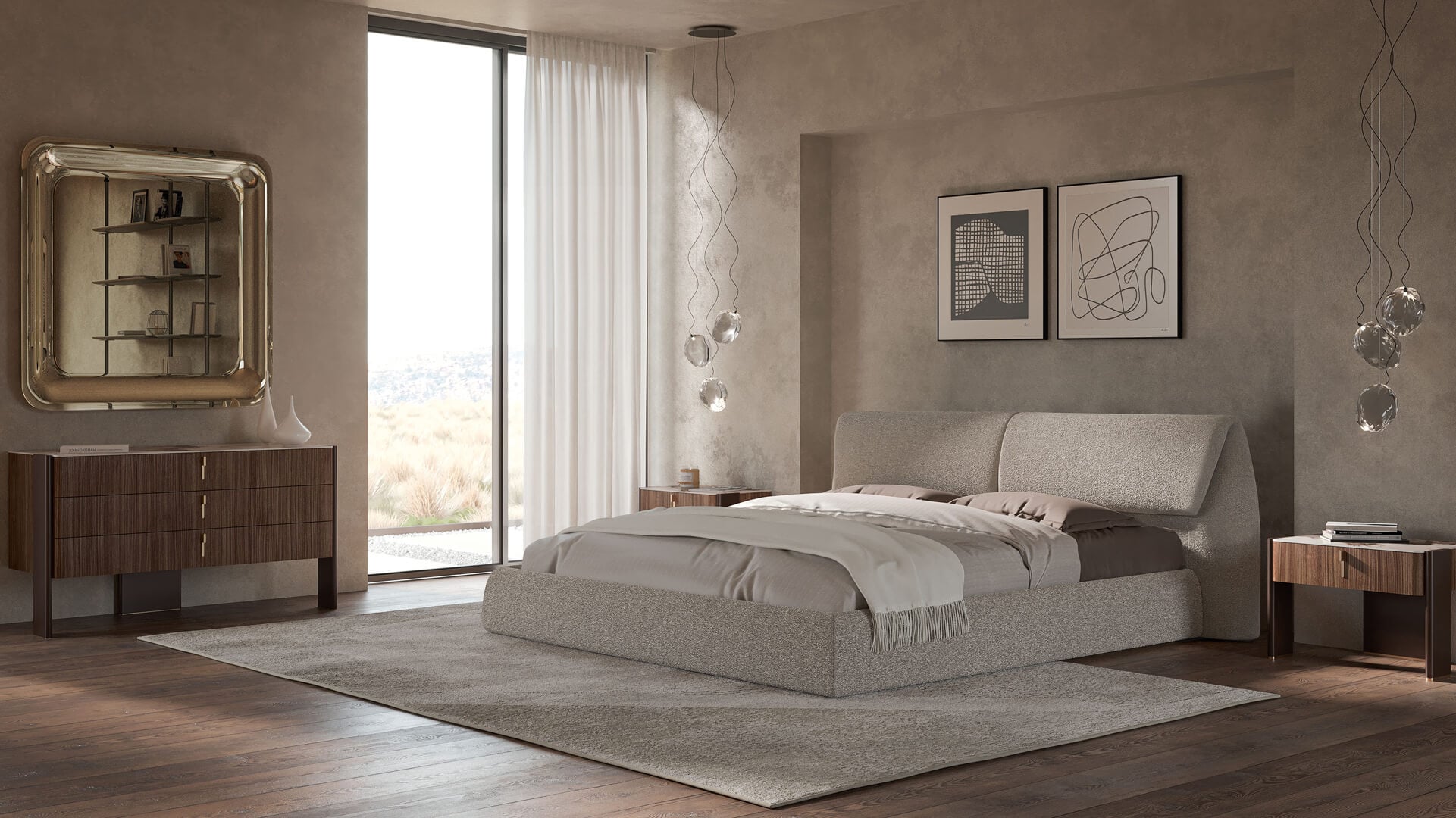 Simon Bed by Cattelan Italia | Cassoni