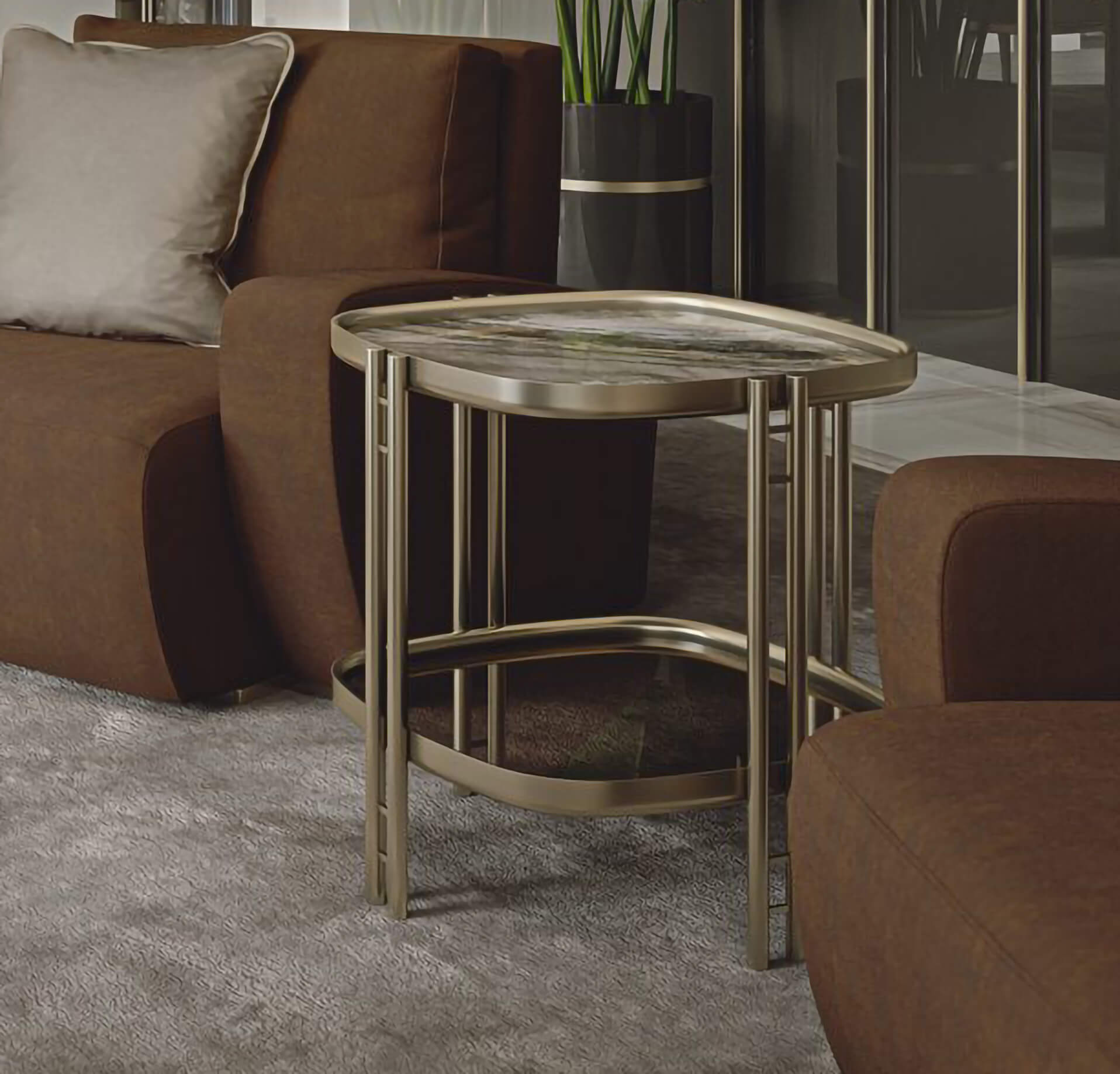 Ikat Side Table — Cassoni