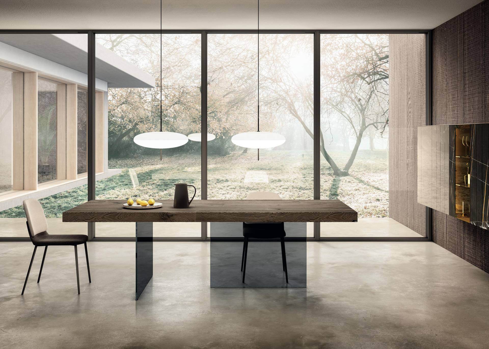 Refined Wooden Air Table - Italian Designer; Luxury Furniture at Cassoni