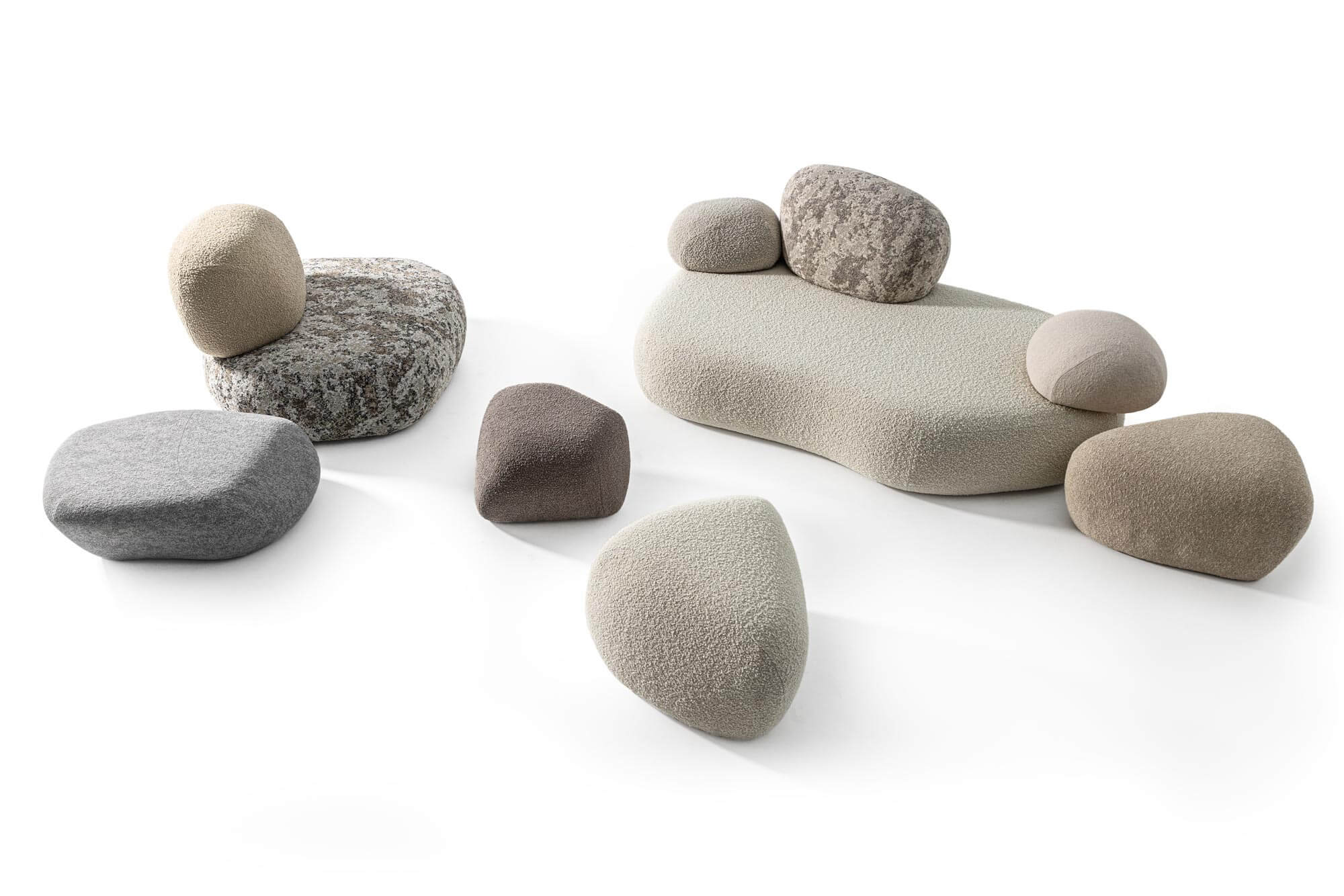 Pebble Rubble Sofa - Italian Designer & Luxury Furniture at Cassoni