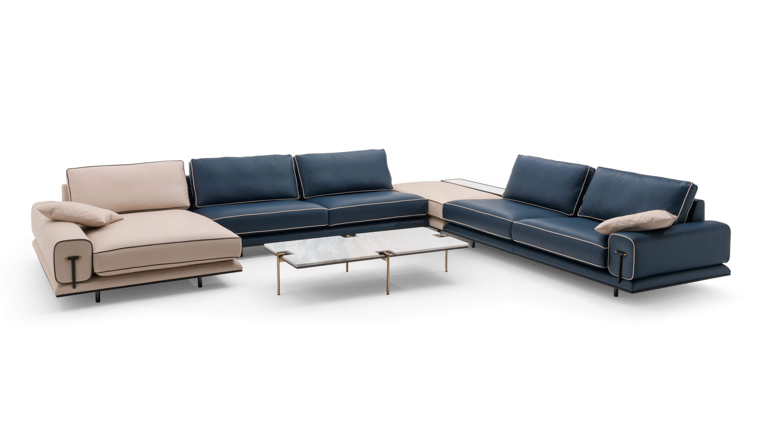 Blues Sectional By Turri Cassoni
