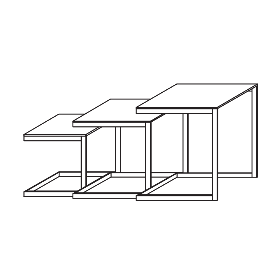 Refined Hip Hop Side Table - Italian Designer; Luxury Furniture at Cassoni