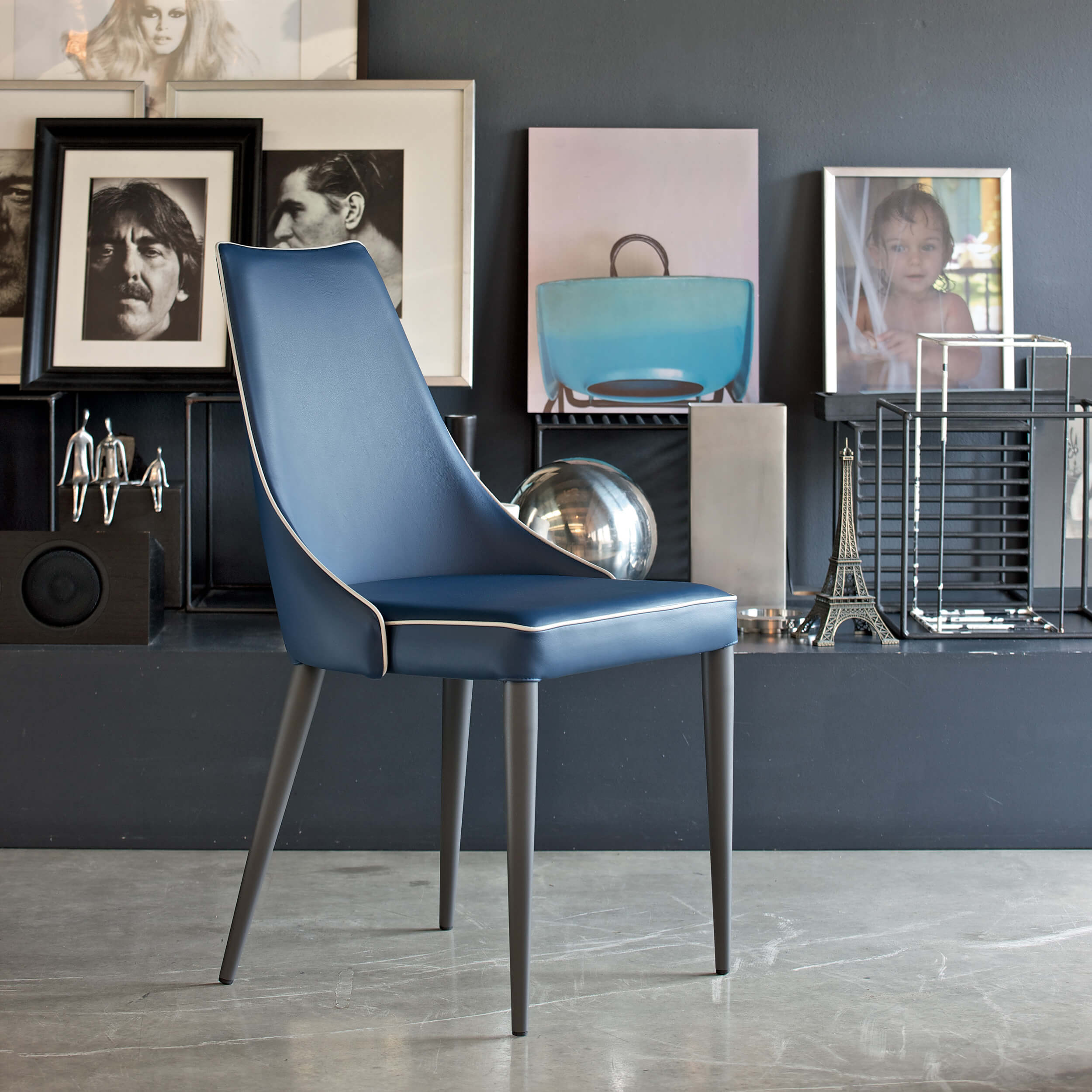 Clara Chair - Metal by Bontempi | Cassoni