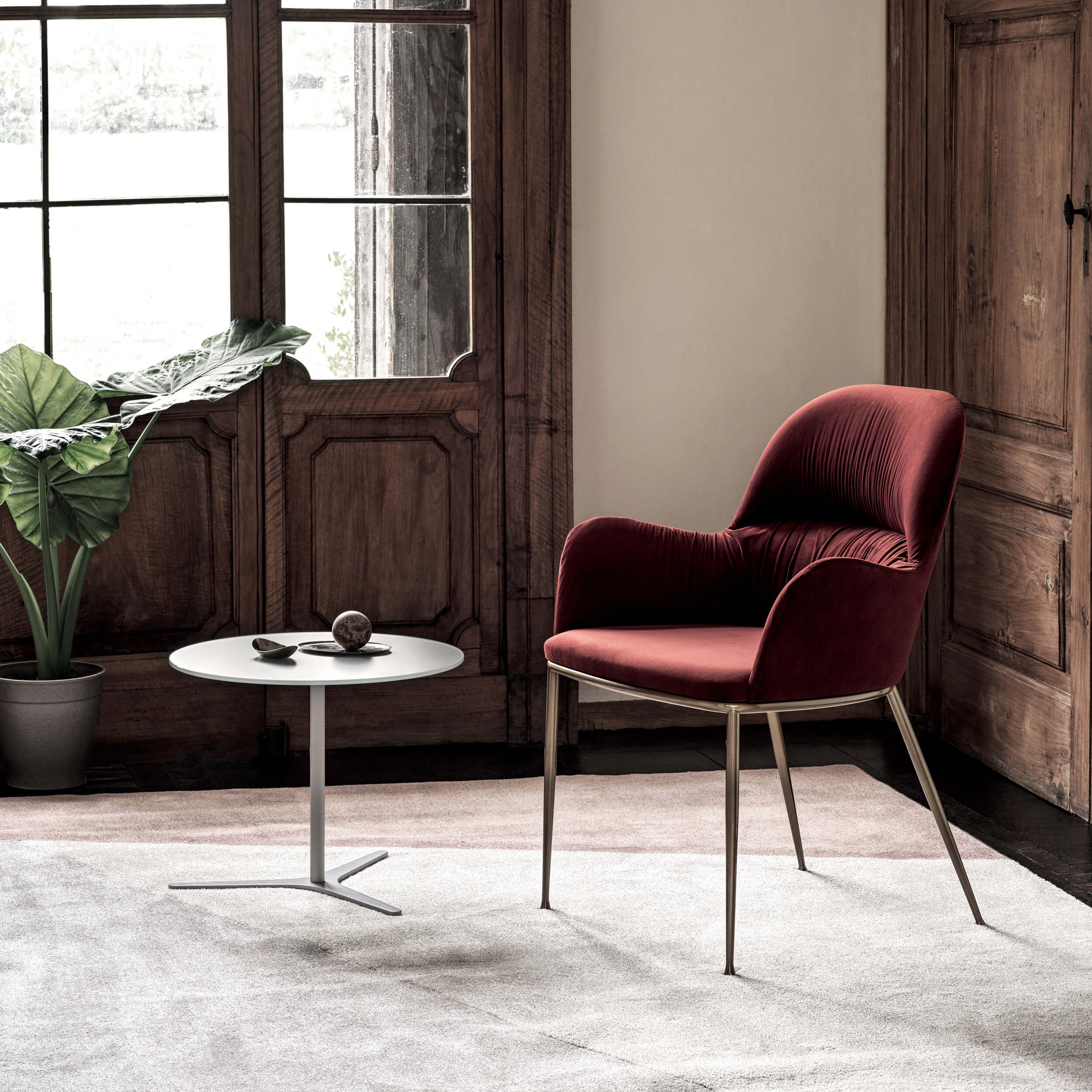 Queen Chair - Metal by Bontempi | Cassoni