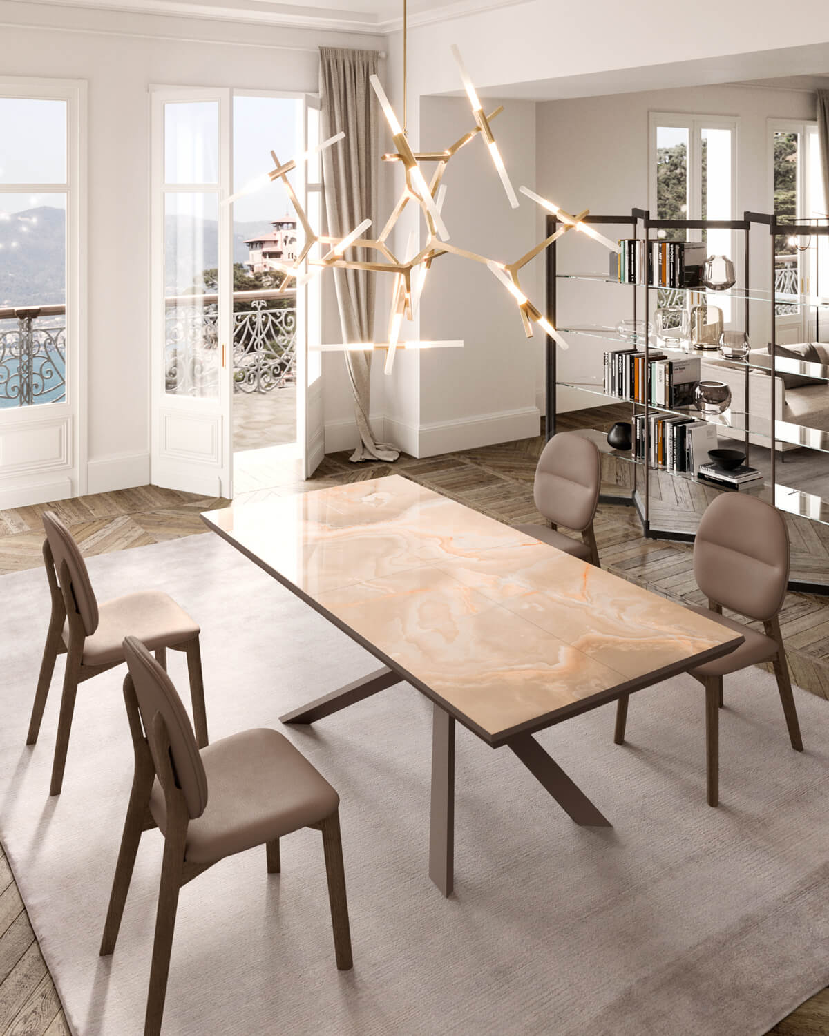 Fabulous 4x4 Extendable Table - Italian Designer & Luxury Furniture at Cassoni