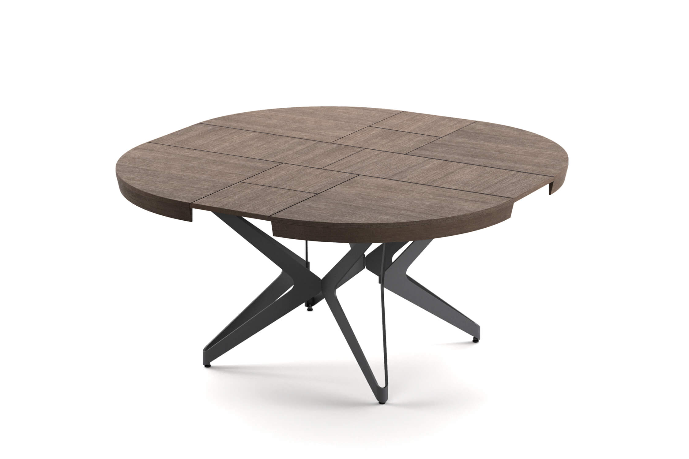 Sophisticated Big Round Extendable Table - Italian Designer & Luxury Furniture at Cassoni