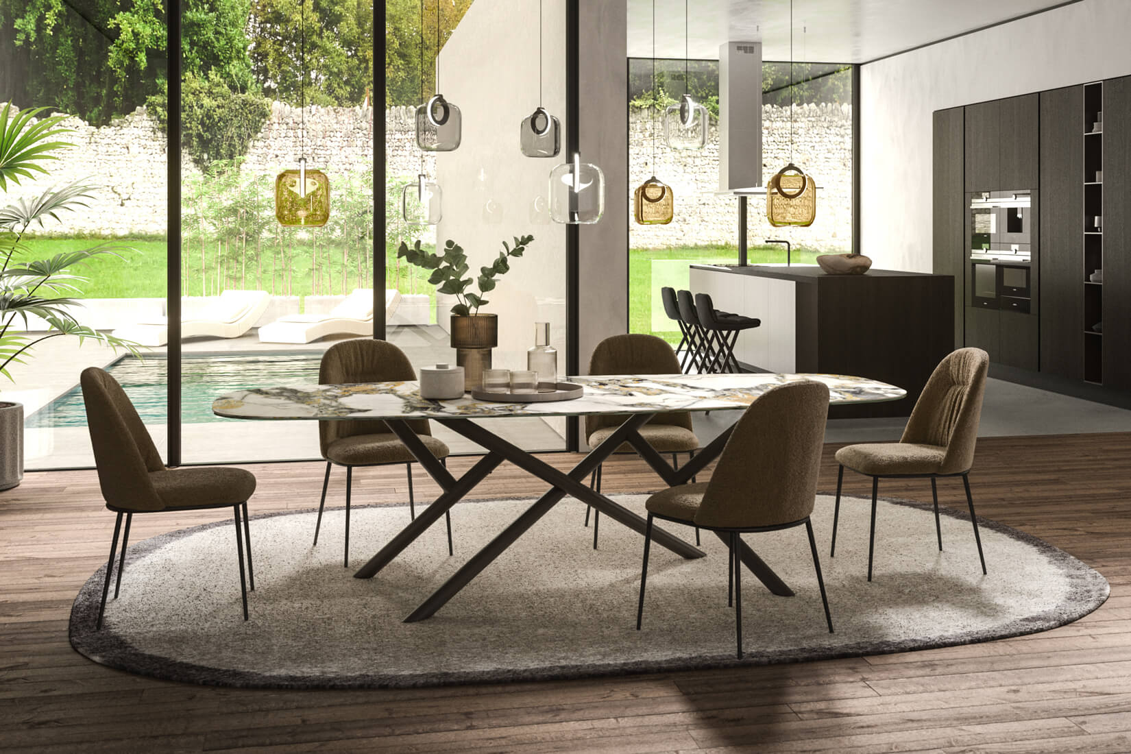 Contemporary Random Table - Italian Designer & Luxury Furniture at Cassoni