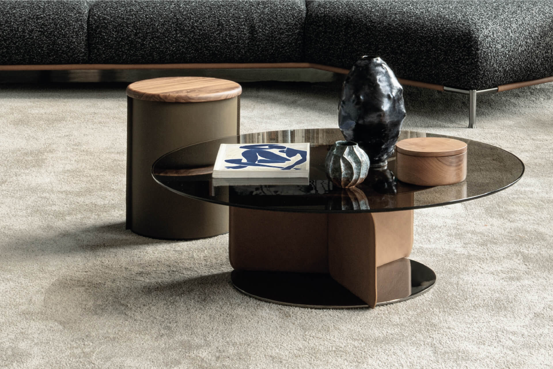 Refined Helix Coffee Table - Italian Designer; Luxury Furniture at Cassoni