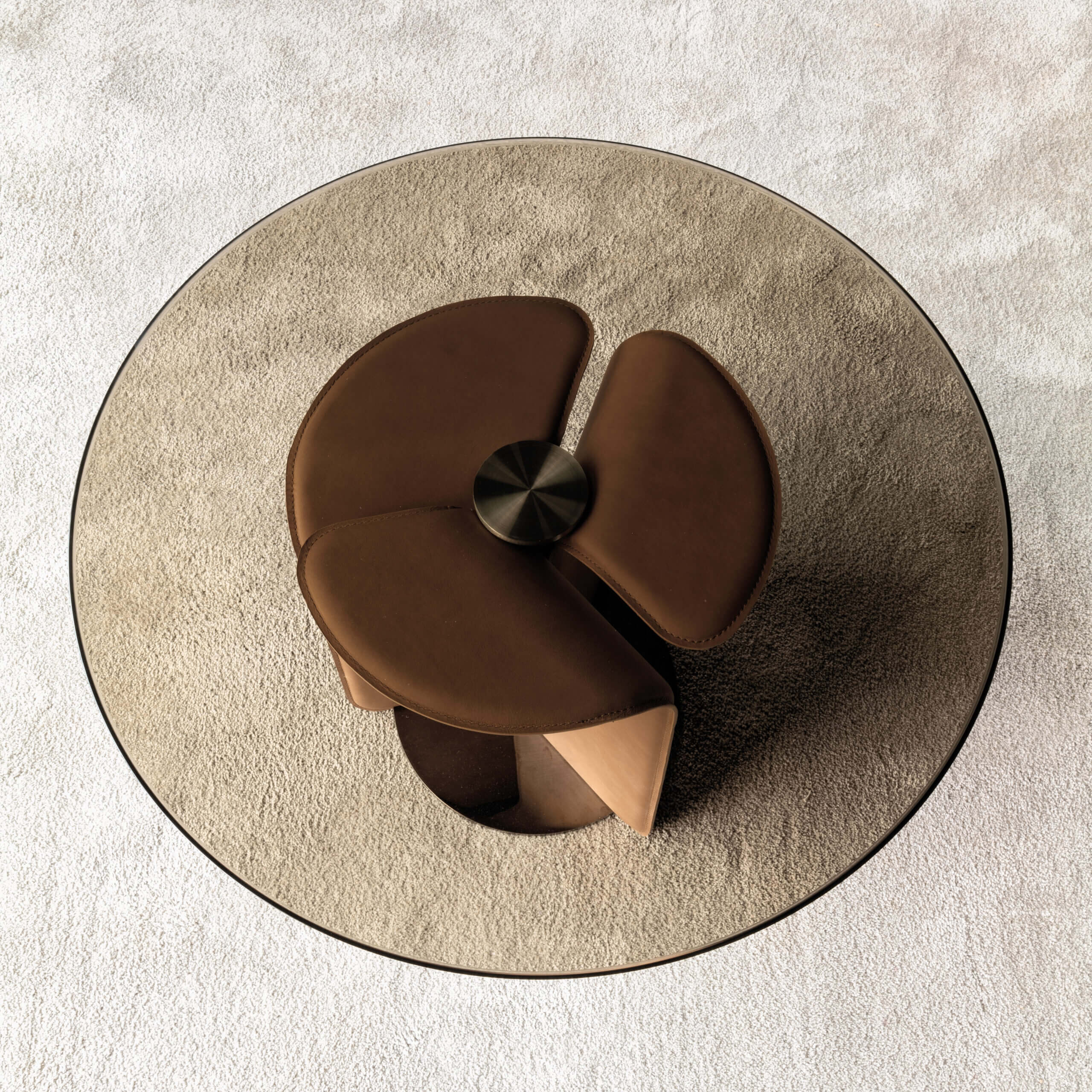 Refined Helix Coffee Table - Italian Designer; Luxury Furniture at Cassoni
