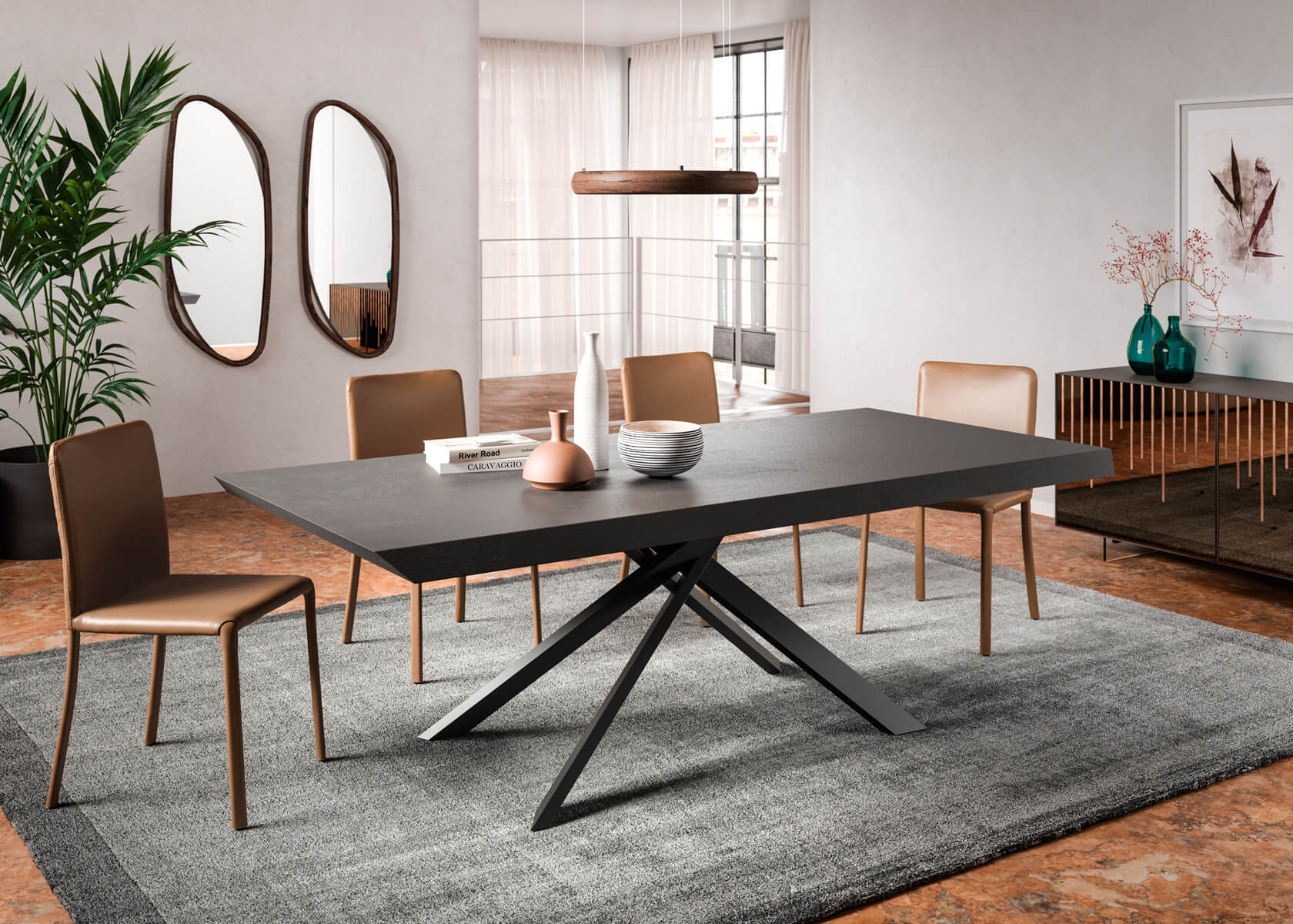 Monza Mirror by Ozzio Italia | Cassoni