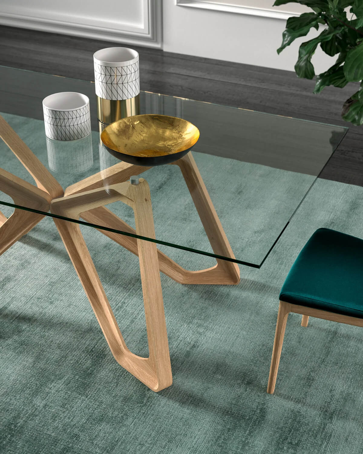 Papillon Table by Ozzio Italia | Cassoni