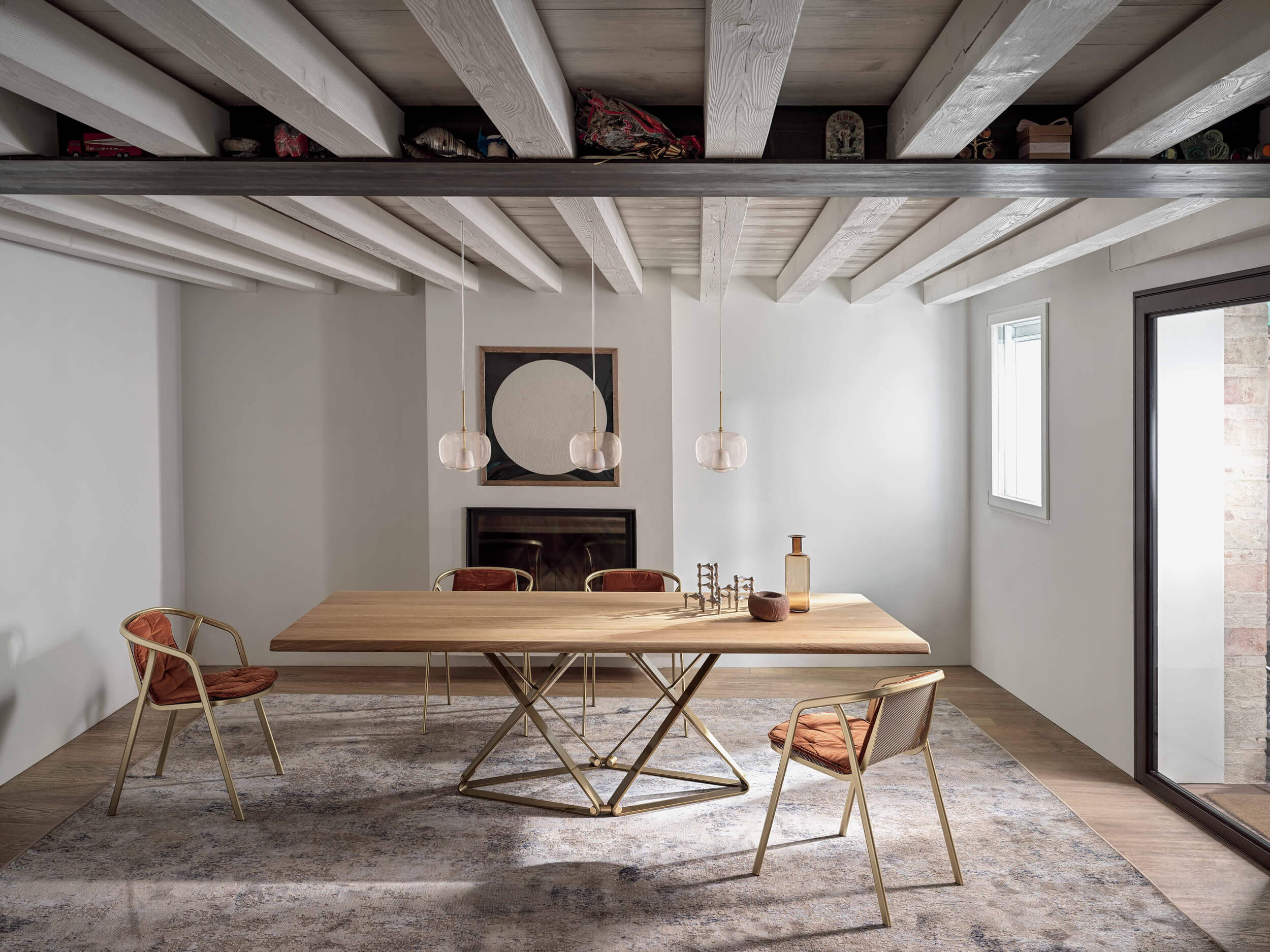 Delta Rectangular Table by Bontempi | Cassoni