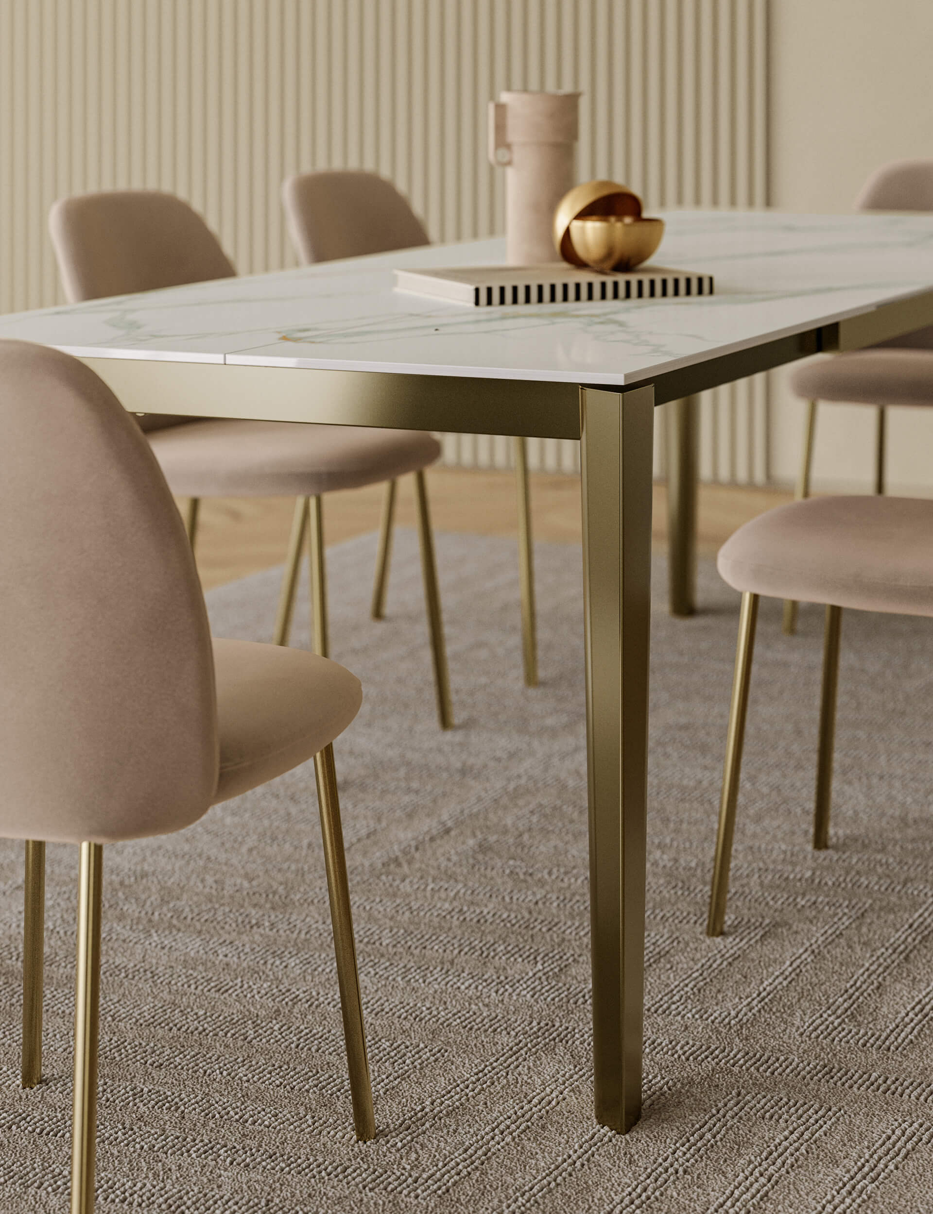 Etro Extendable Table by Bontempi | Cassoni