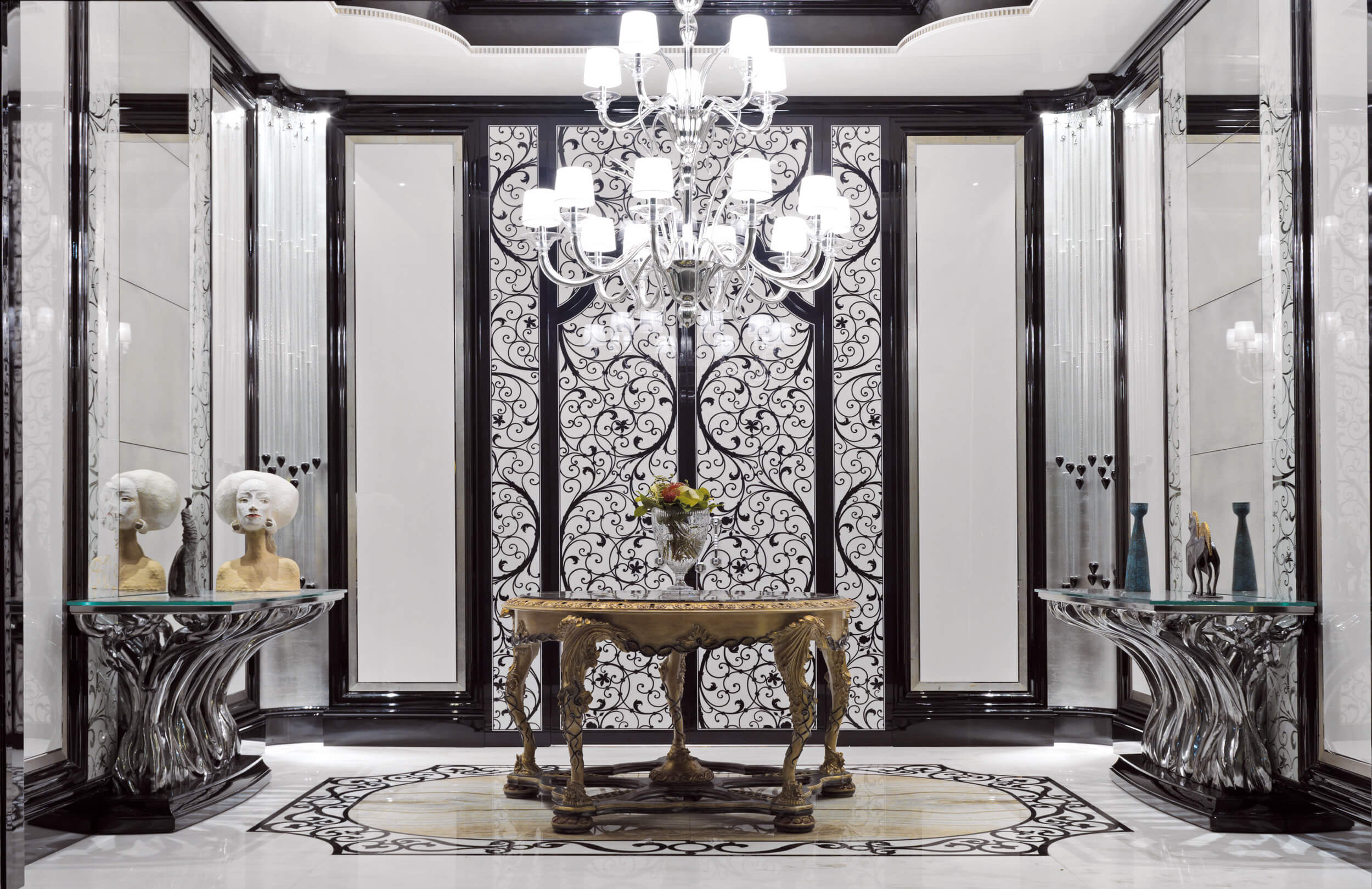 Refined Ficus Console - Italian Designer; Luxury Furniture at Cassoni