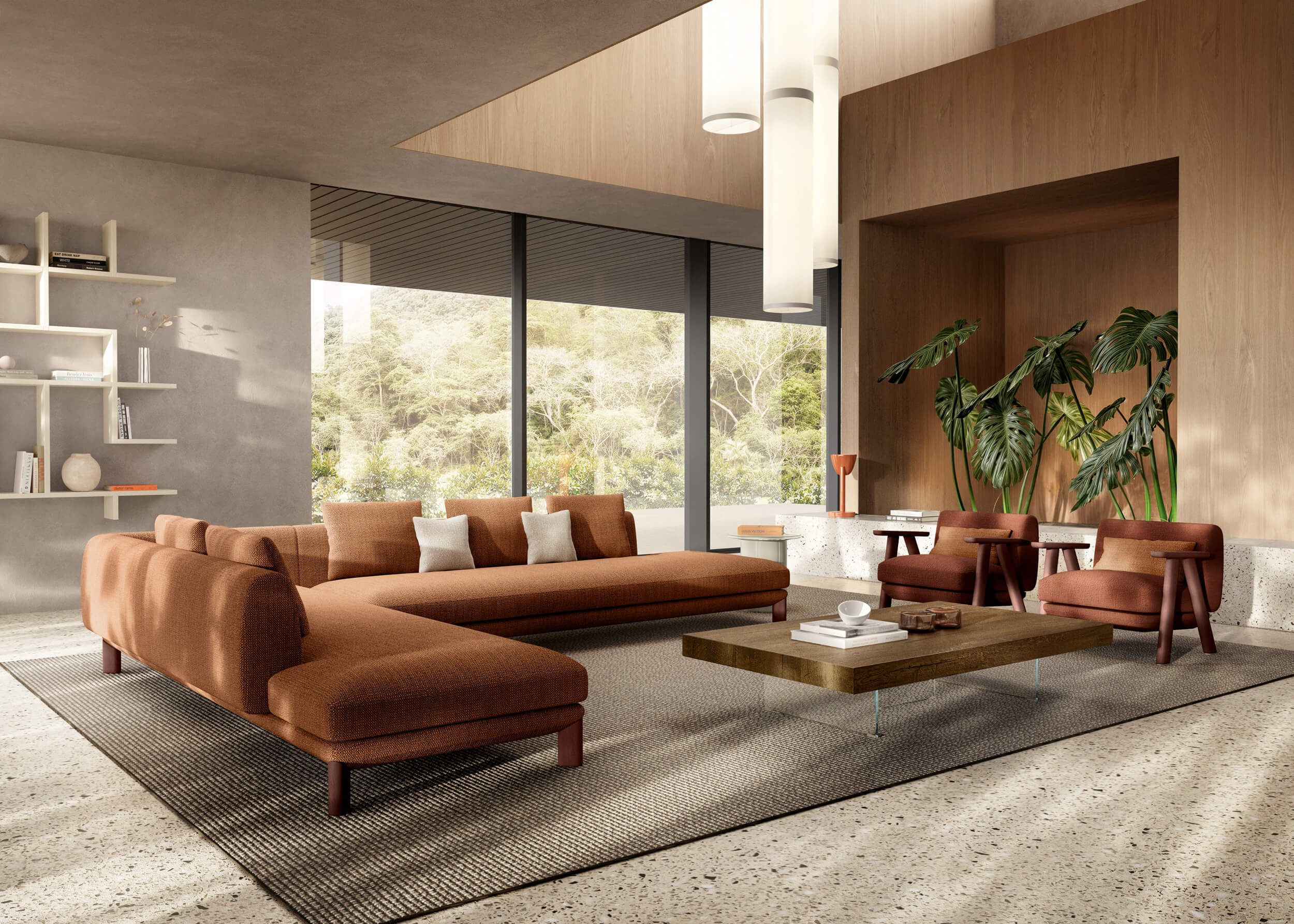 Refined Altana Sectional - Italian Luxury Furniture Cassoni