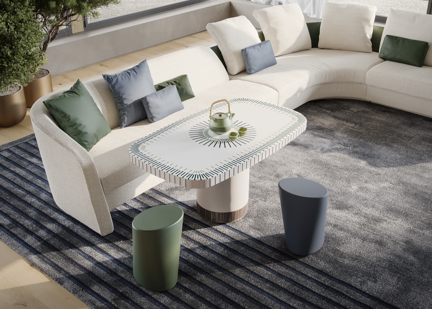 Sun Lounge Table by Reflex | Cassoni