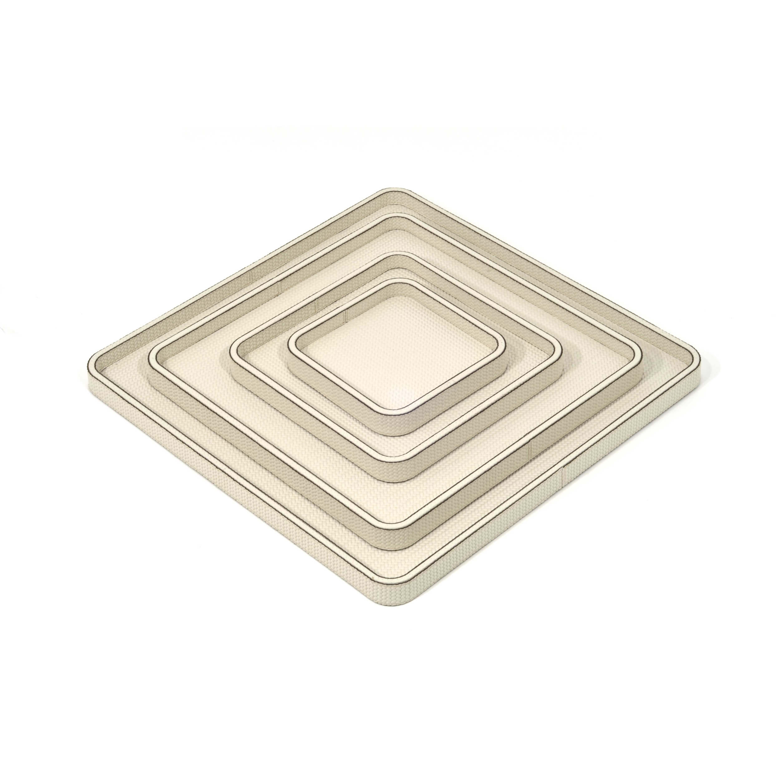 Jane Square Trays by Pinetti | Cassoni