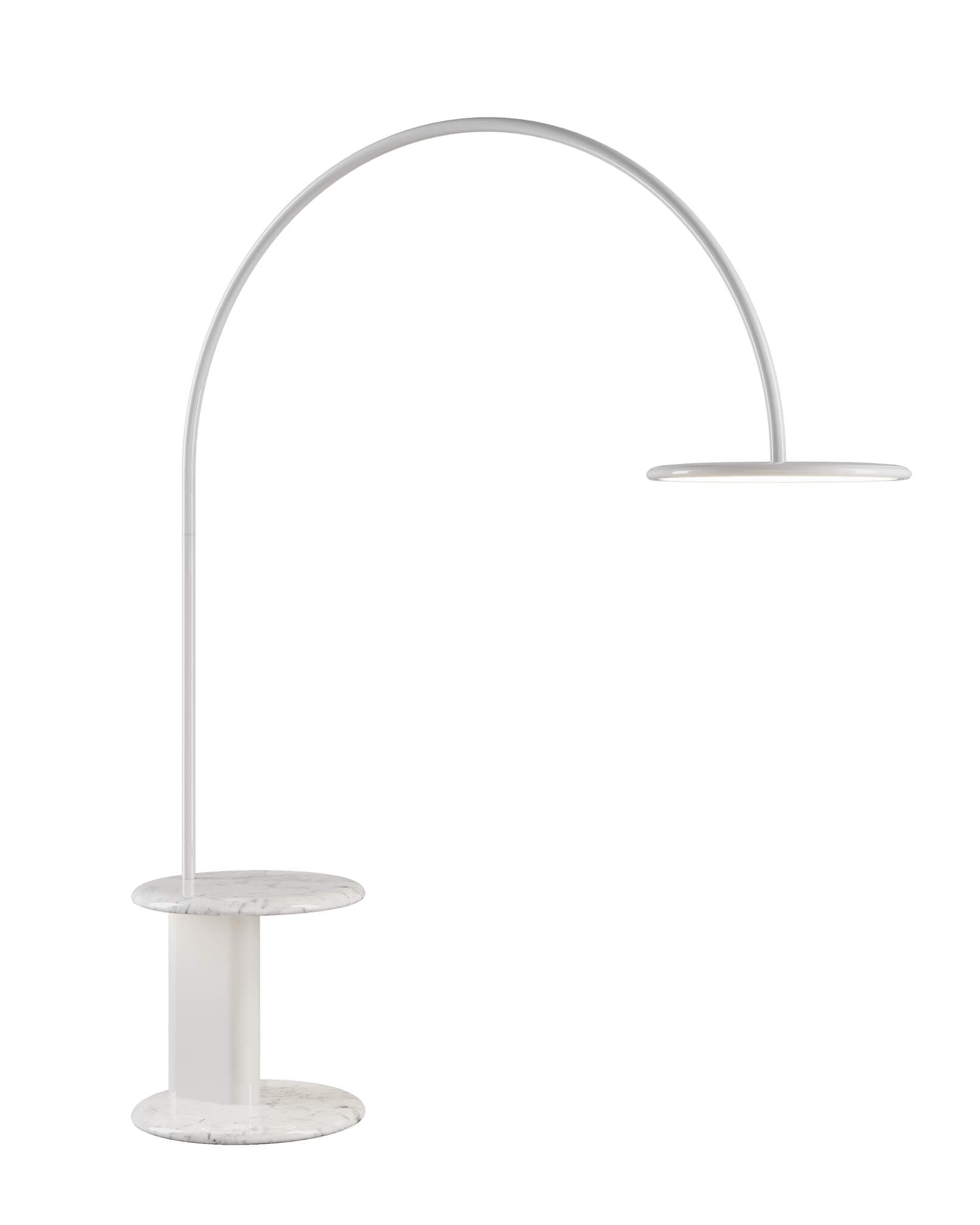 Exclusive U Floor Lamp with Side Table - Italian Designer & Luxury ...