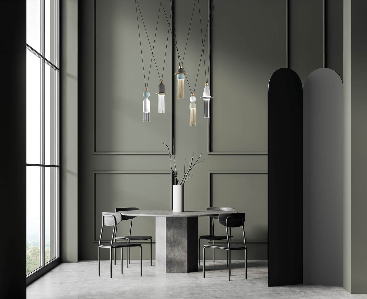 Nappe Suspension Lamp by Masiero | Cassoni