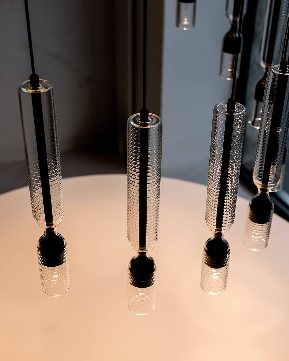 Misty Texture Suspension Lamp — Cassoni