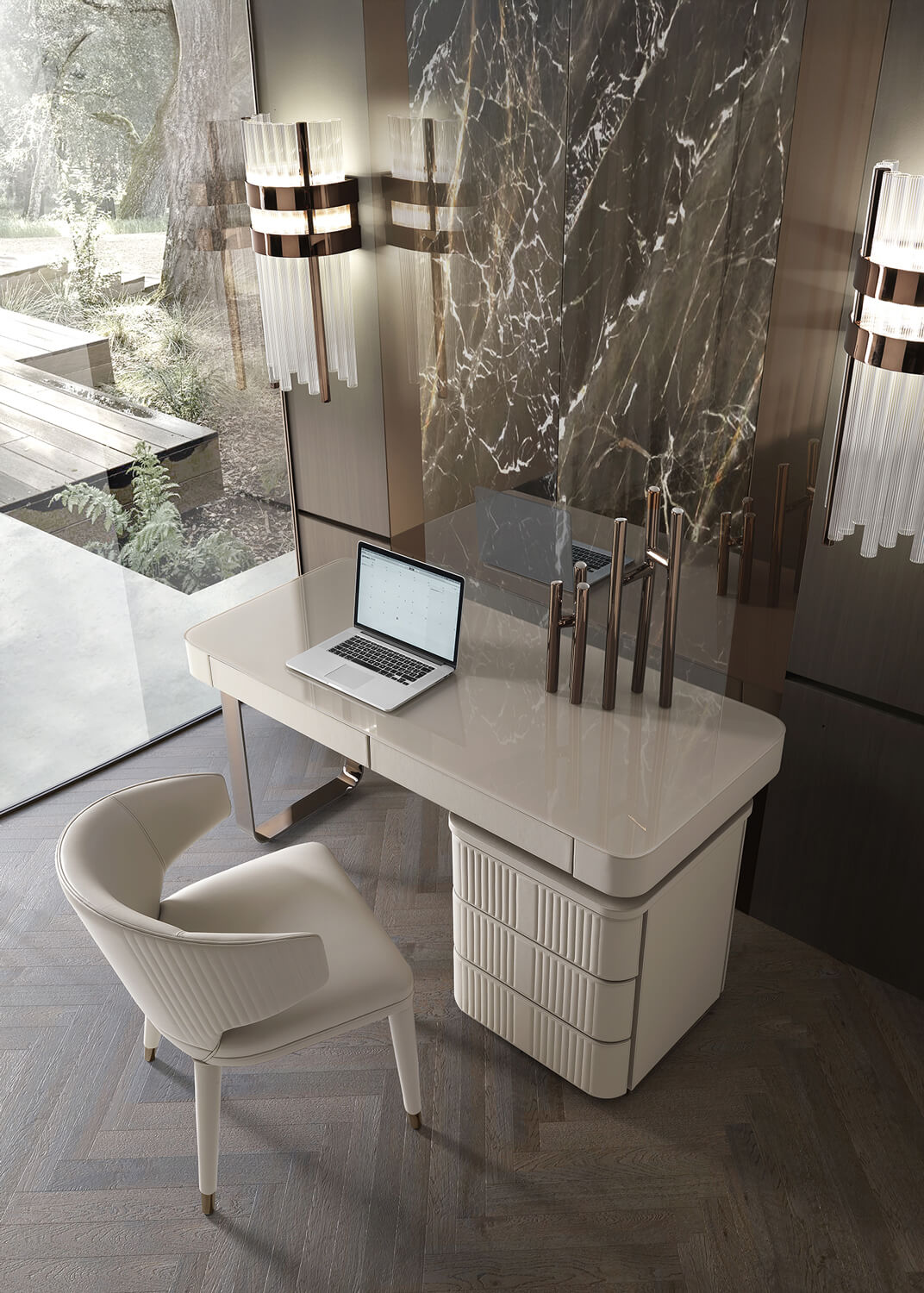 Elite Round Wall Lamp by DV Home Collection | Cassoni