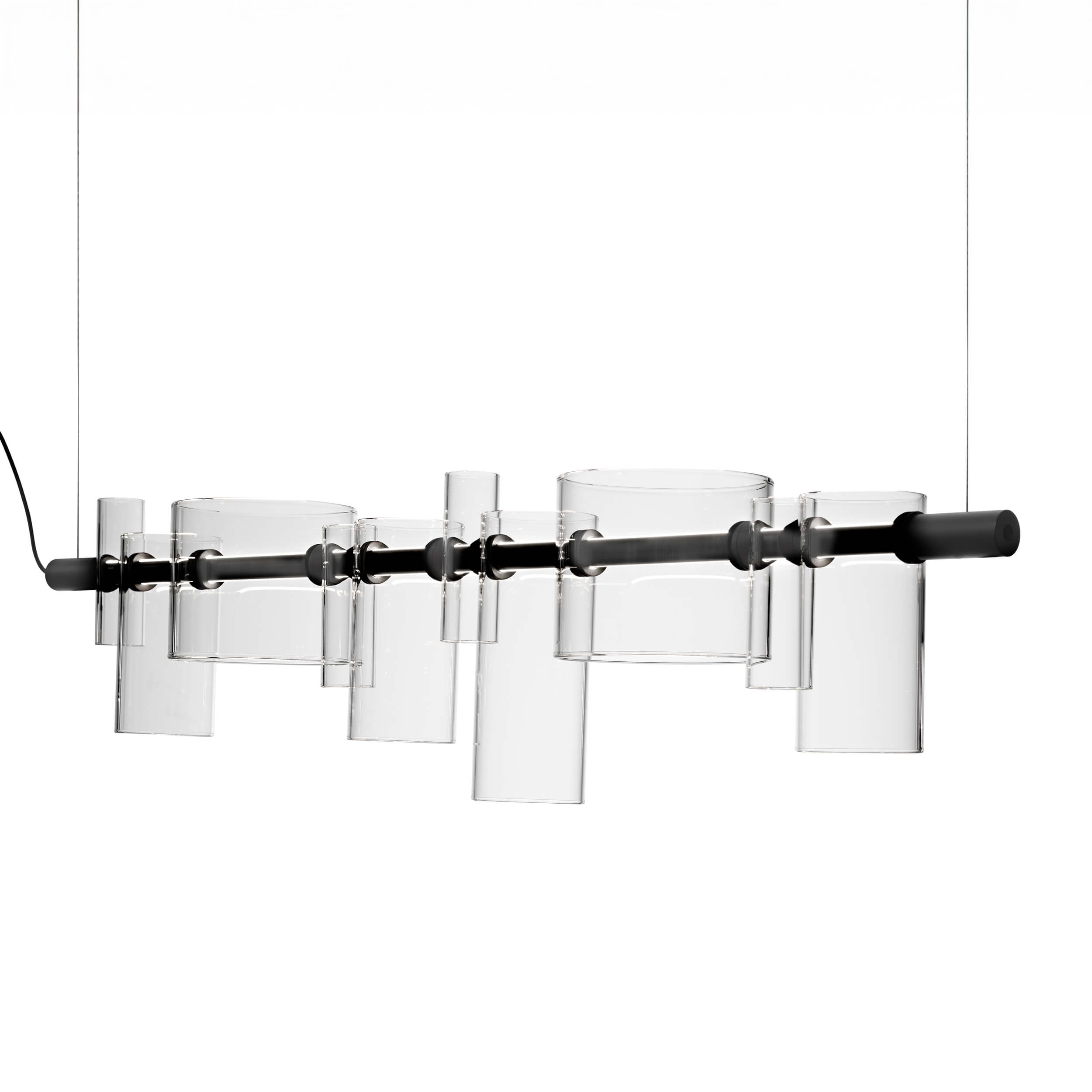 Dancing Glass Suspension Lamp by Oluce | Cassoni