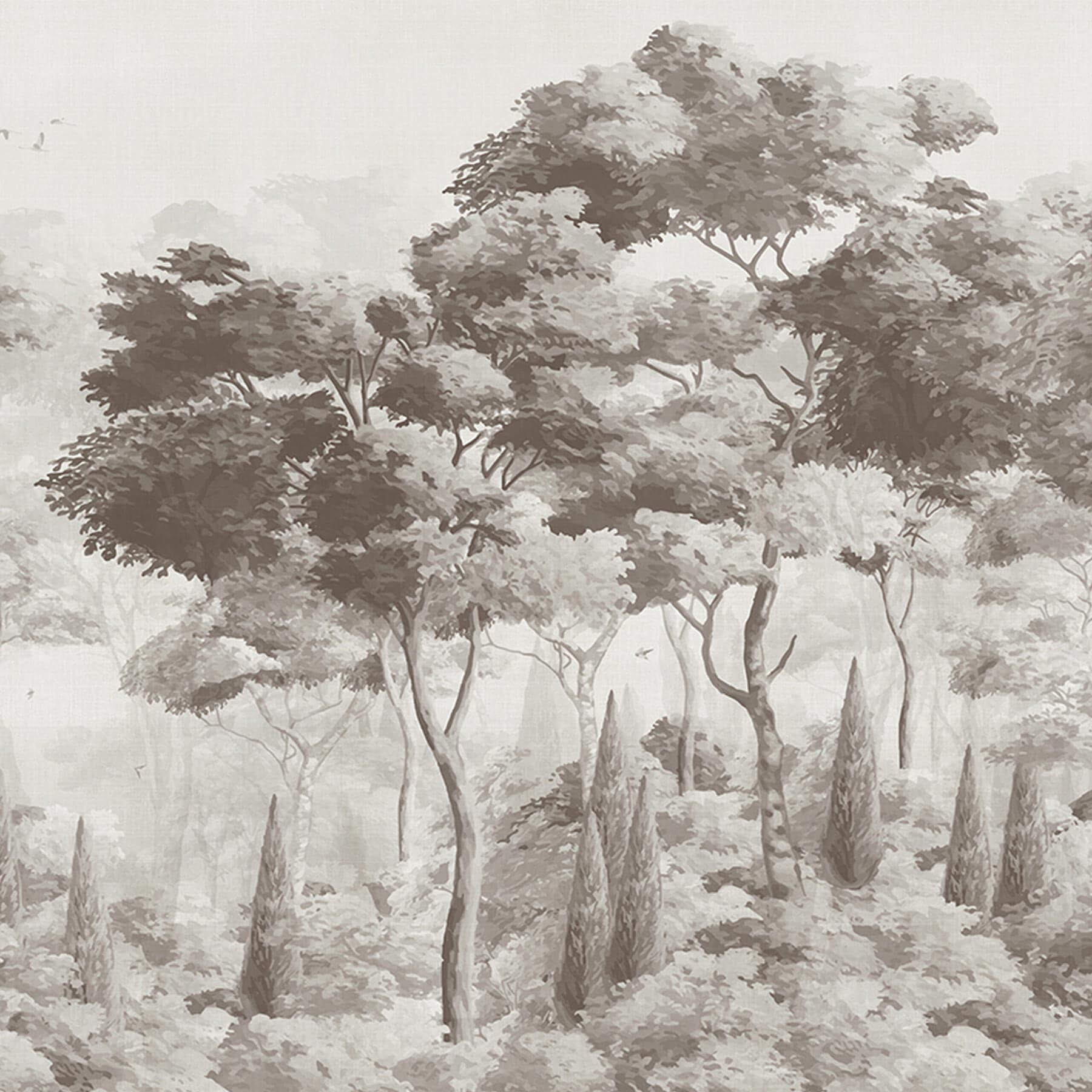 Wallpainting Tree Wallpaper by Adriani e Rossi | Cassoni