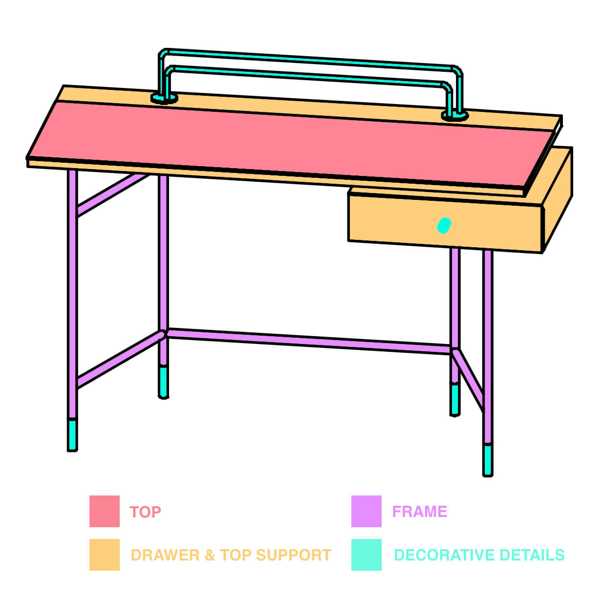 Vanity Desk by Bontempi | Cassoni