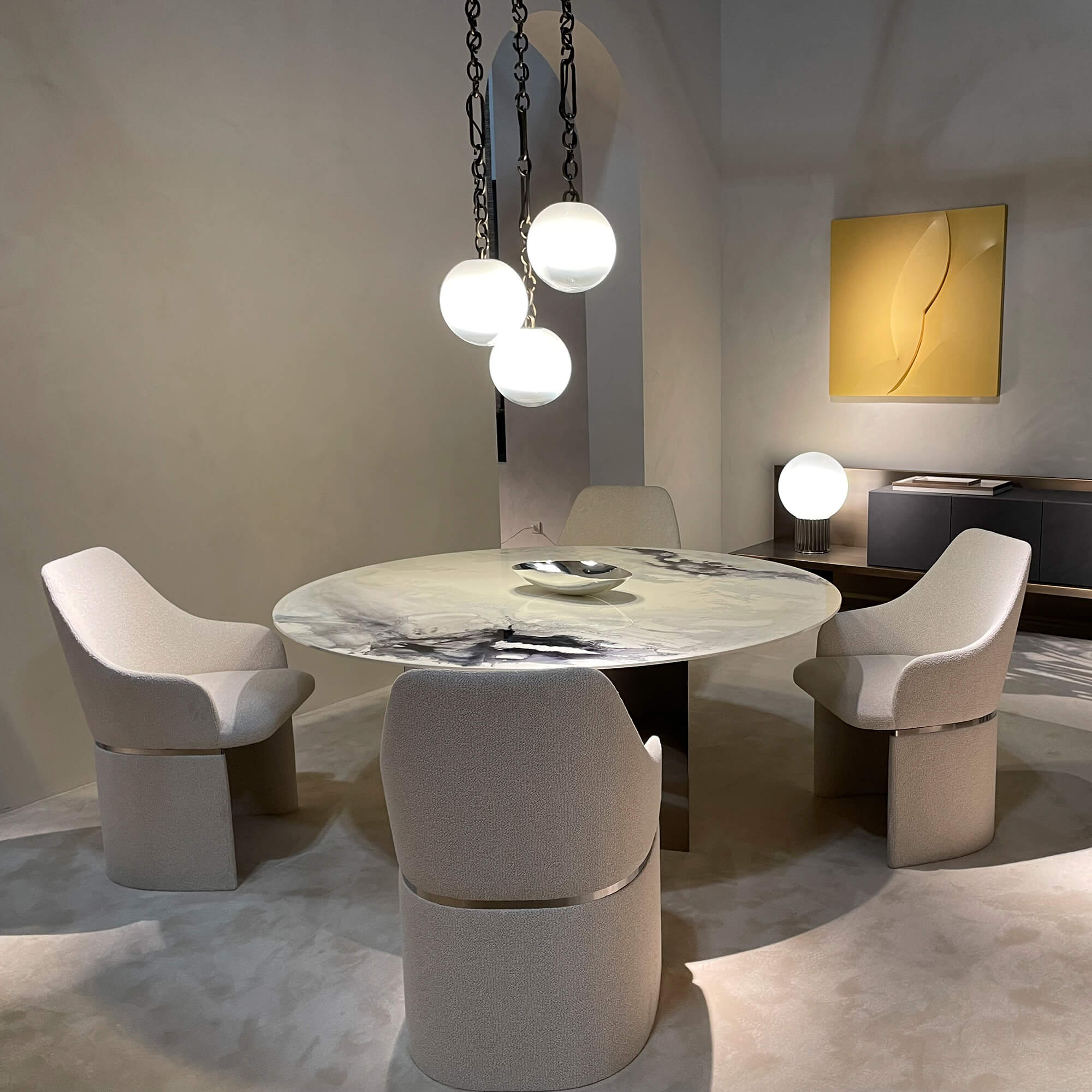 Luxurious Italian Designer Blanco Table — Cassoni Furniture & Accessories
