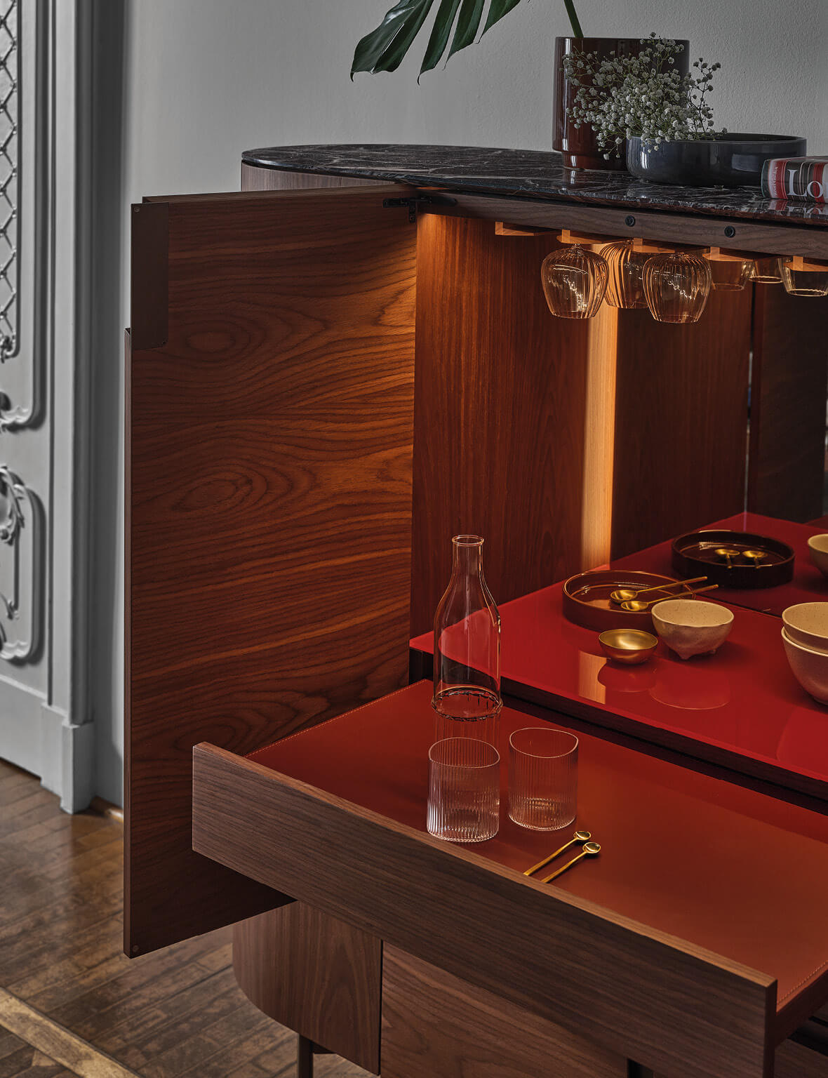Tylsa Bar Cabinet by Porada | Cassoni
