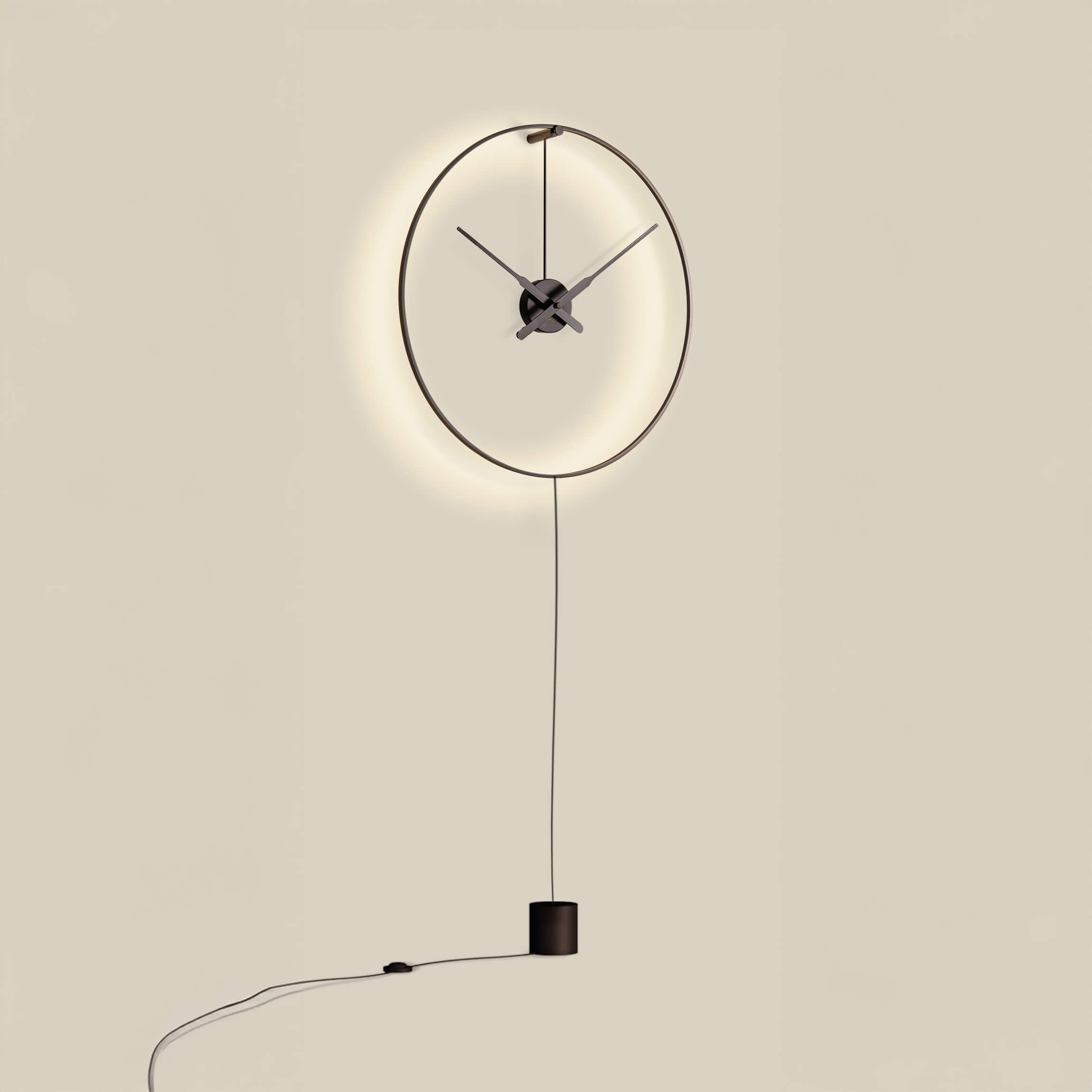 Ombra Clock Lamp by Nomon | Cassoni