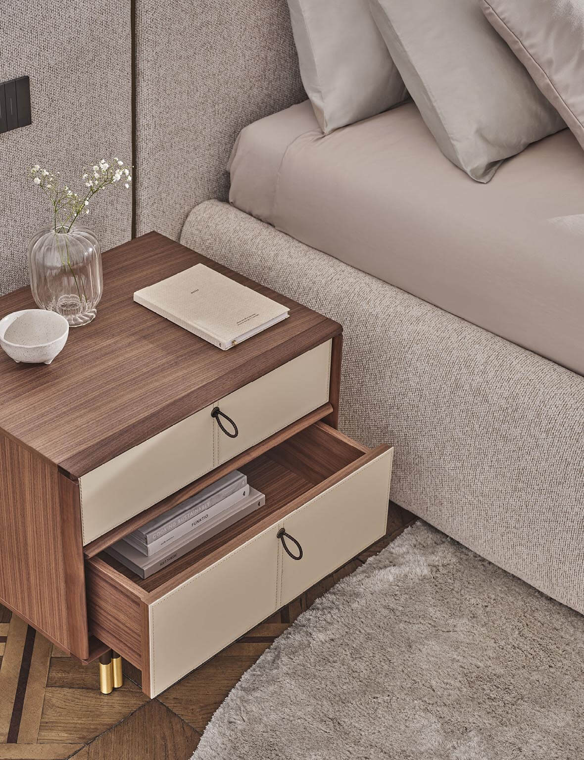 Bayus Night 2 Nightstand by Porada | Cassoni