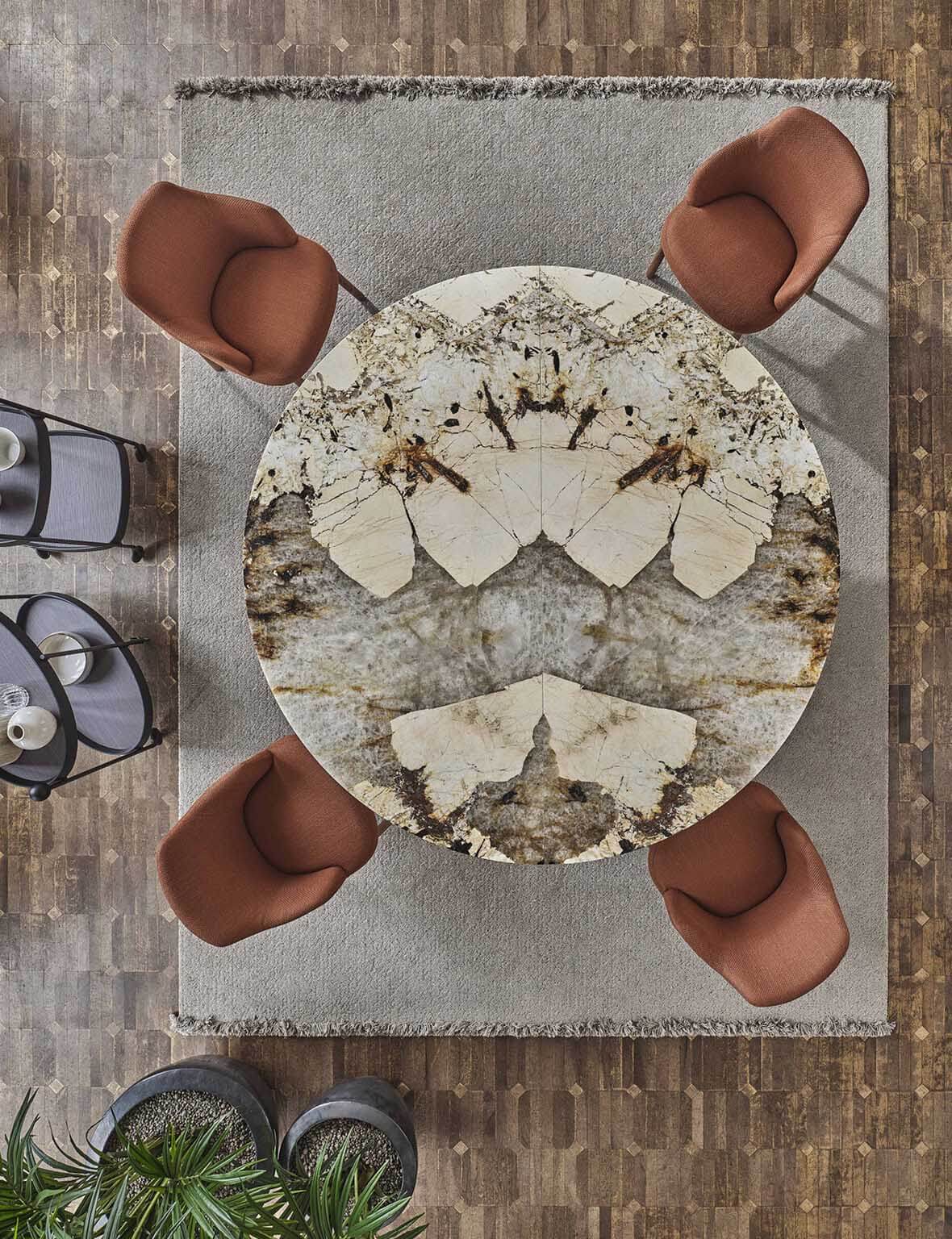 Sansiro Round Table - Italian Designer Luxury Furniture Cassoni