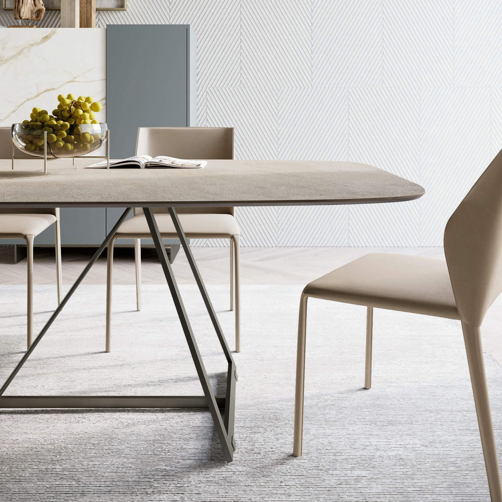 Radar Shaped Table by Dallagnese | Cassoni