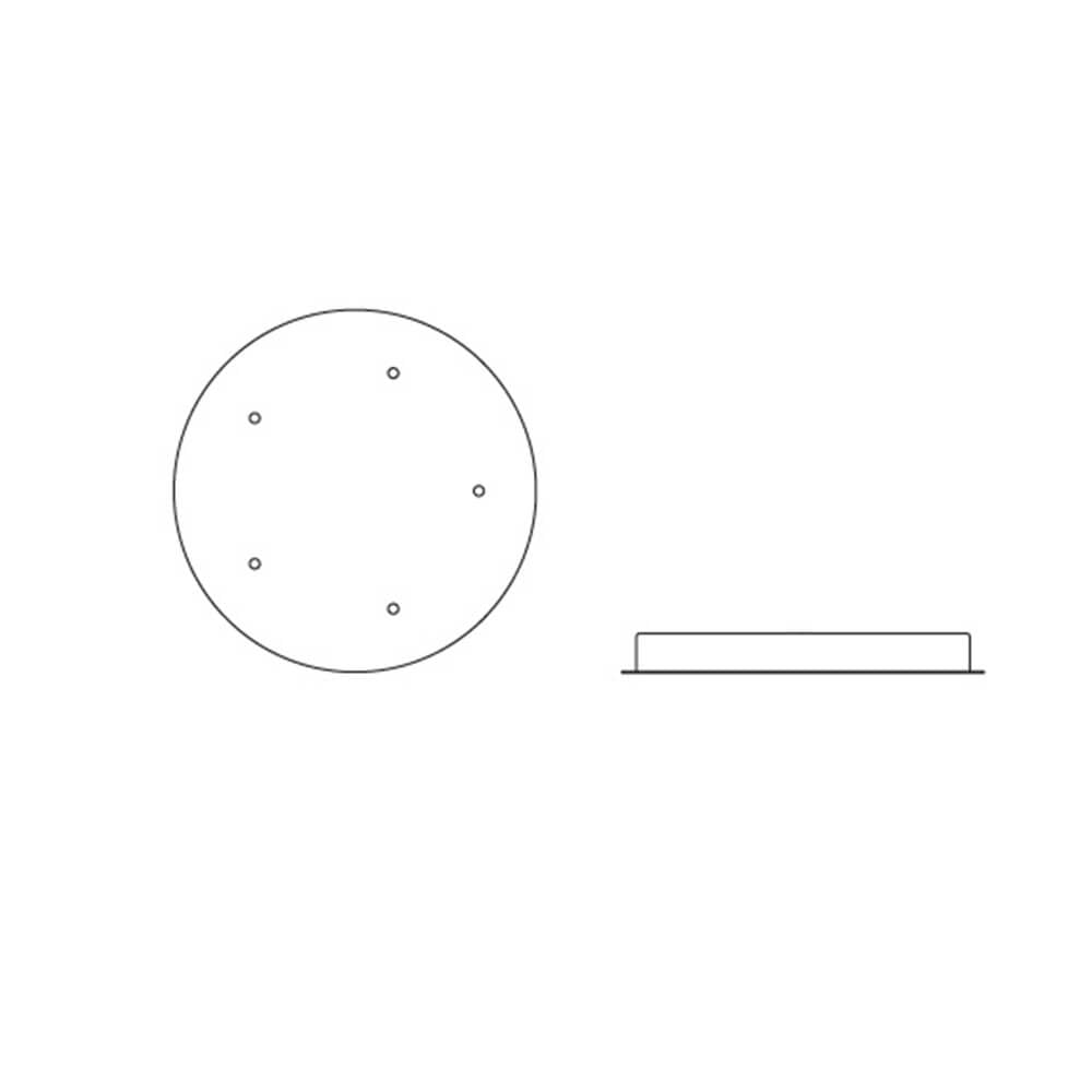 Oblò Round Suspension Lamp - Italian Designer Luxury Furniture at Cassoni