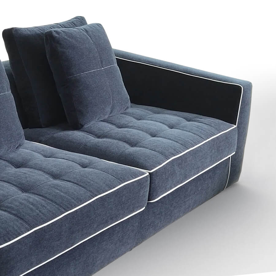 High-end Clay Square Sofa - Italian Designer & Luxury Furniture at Cassoni